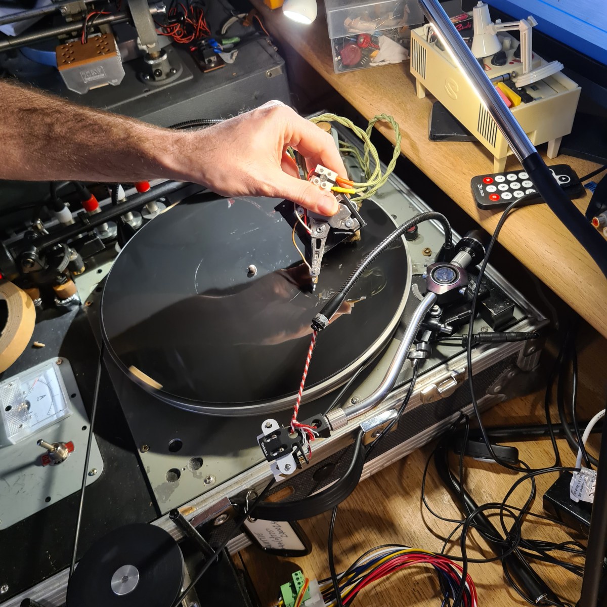 Studio Visit: Furrowed Sound’s live vinyl tattooing | Graham Dunning